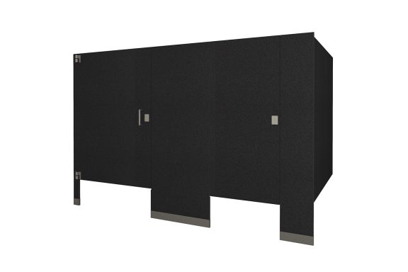 Floor Mounted Solid Phenolic Toilet Partitions, Restroom Stalls