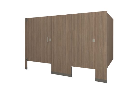 Floor Mounted Solid Phenolic Toilet Partitions, Restroom Stalls
