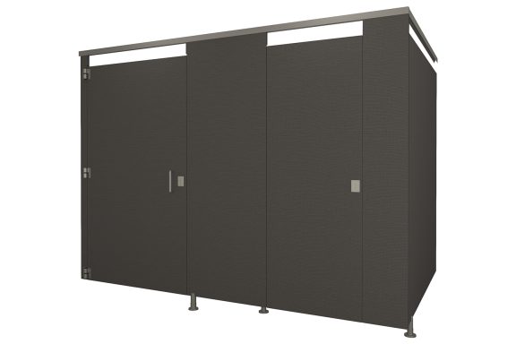 Pedestal Mounted Solid Phenolic Core Toilet Partitions