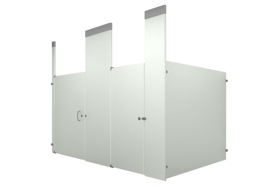 Ceiling Hung Toilet Partitions | Powder Coated Steel