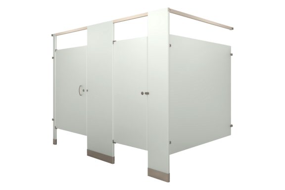 Headrail Braced | Powder Coated Steel Toilet Partitions