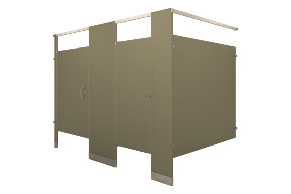 Headrail Braced | Powder Coated Steel Toilet Partitions