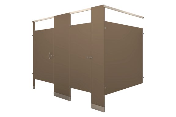 Headrail Braced | Powder Coated Steel Toilet Partitions