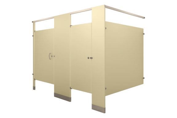 Headrail Braced | Powder Coated Steel Toilet Partitions