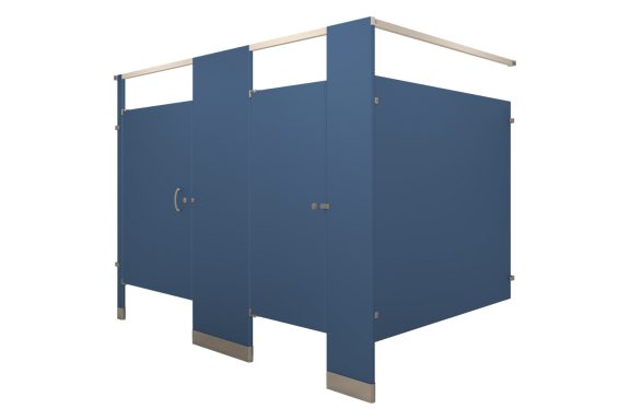 Headrail Braced | Powder Coated Steel Toilet Partitions