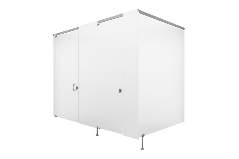 Pedestal Mounted Powder Coated Toilet Partitions