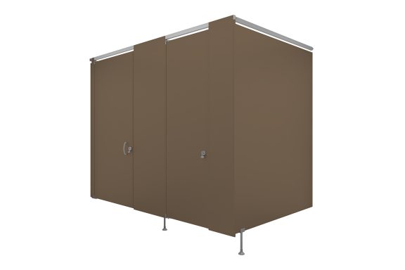 Pedestal Mounted Powder Coated Toilet Partitions