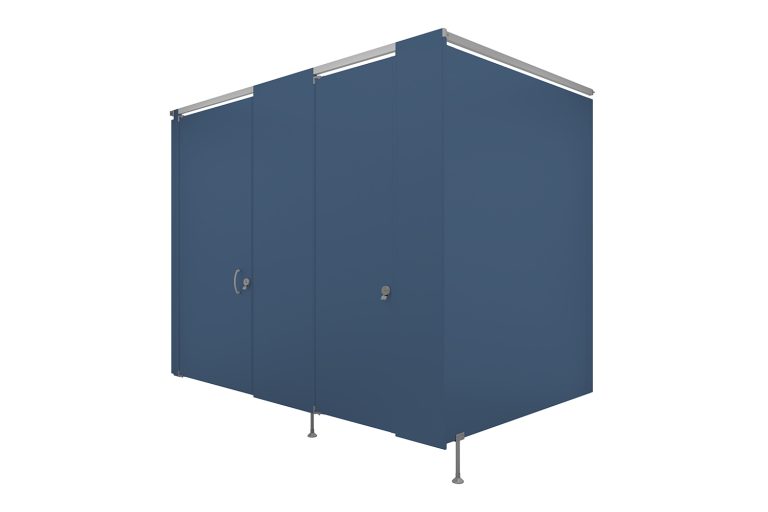 Pedestal Mounted Powder Coated Toilet Partitions