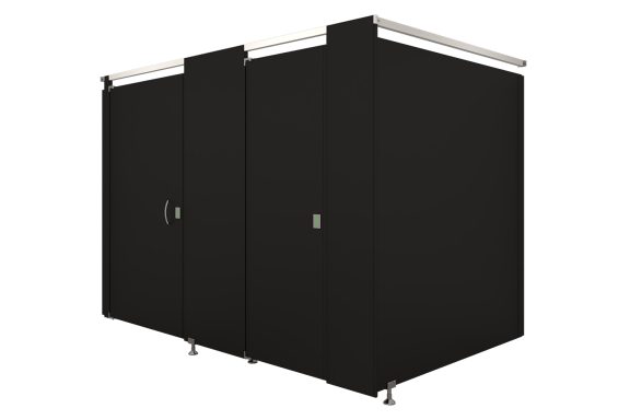 Pedestal Mounted Powder Coated Toilet Partitions