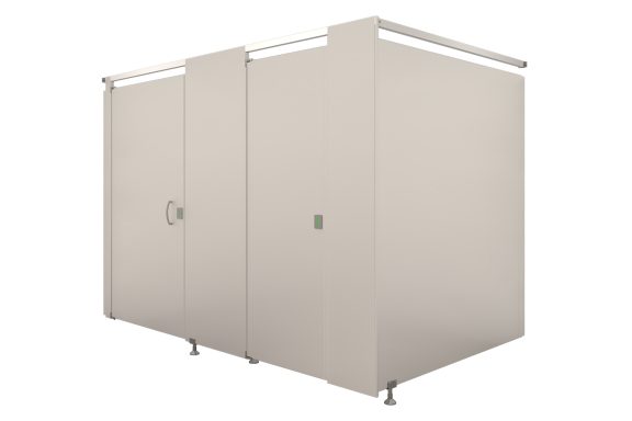 Pedestal Mounted Powder Coated Toilet Partitions