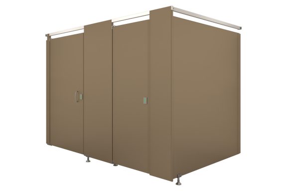 Pedestal Mounted Powder Coated Toilet Partitions