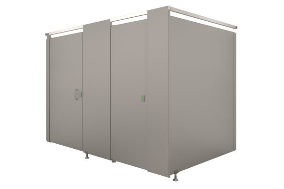 Pedestal Mounted Powder Coated Toilet Partitions